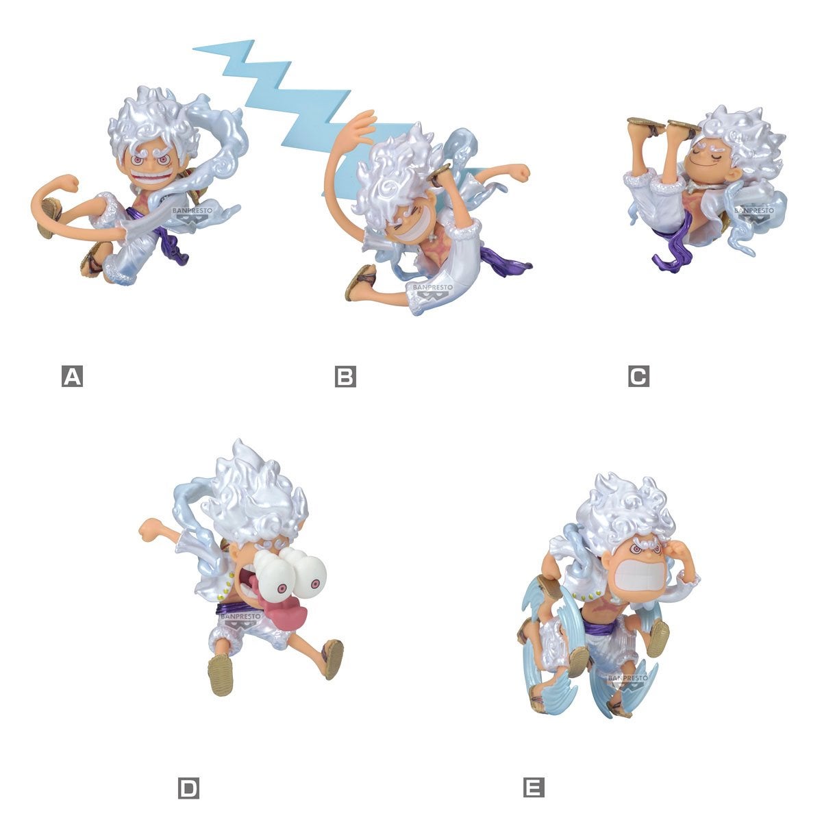 One Piece Monkey D. Luffy [Gear 5 Special Metallic Color Ver.] WCF Mini ...