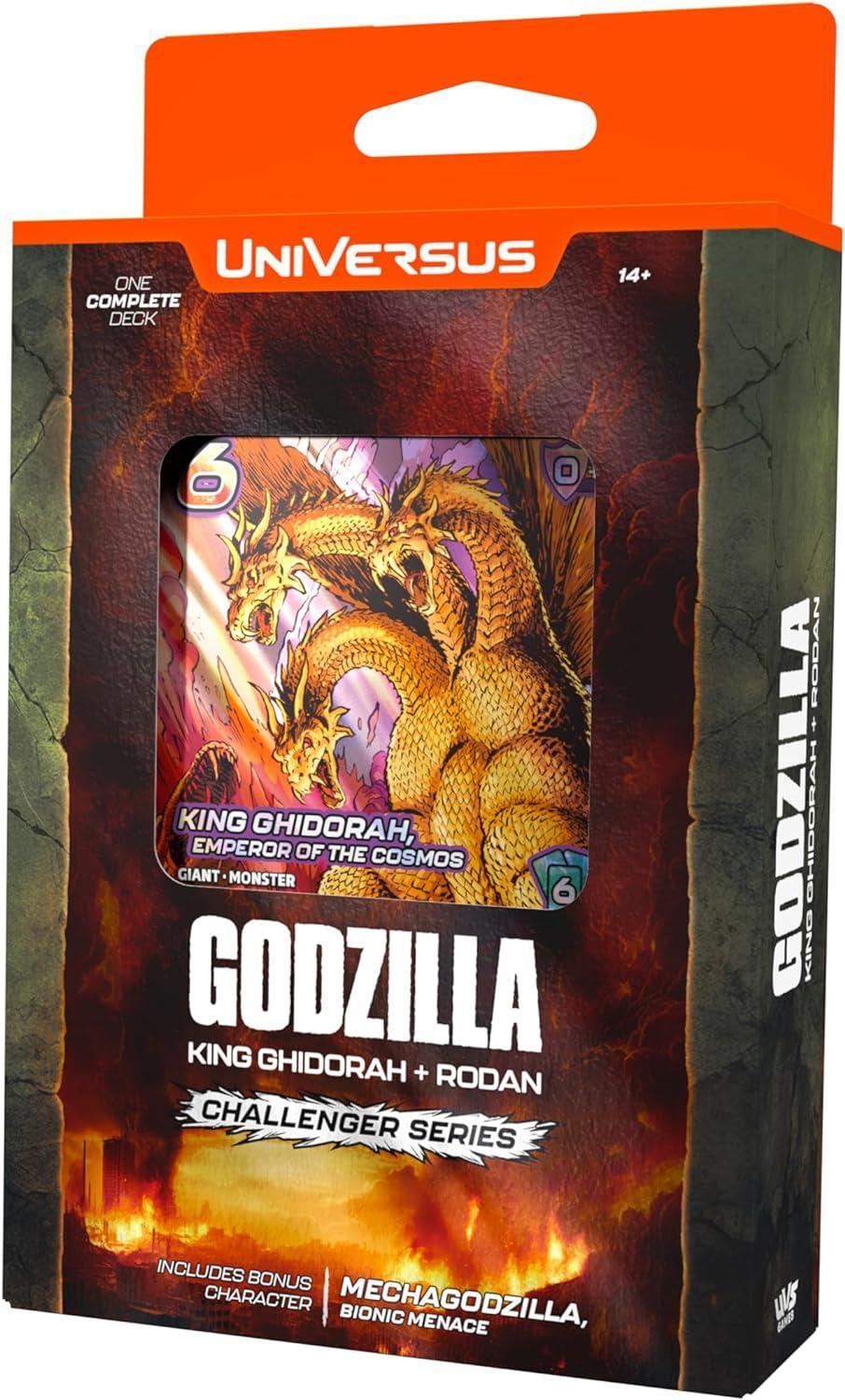 Universus Godzilla Challenger Series King Ghidorah & Rodan Deck ...